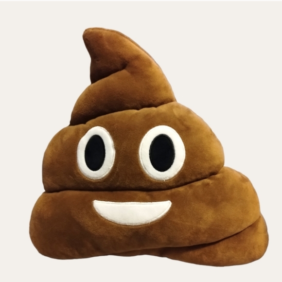 Emoji | Bedding | Pillow Expressions Poop Emoji Plush Brown Turd Funny ...